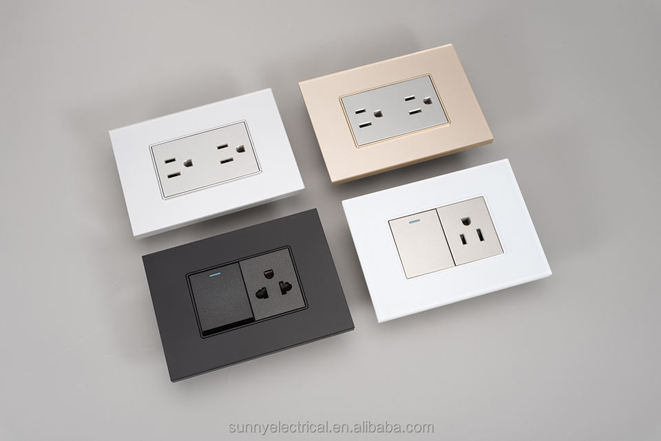 KLASS US Standard 4 Gang Switch - Reliable Wall Socket