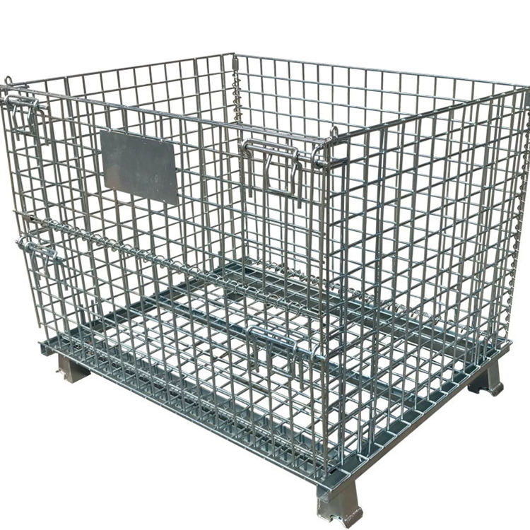 Guichang Storage Cage Folding Iron Frame Metal Turnover Box Warehouse ...
