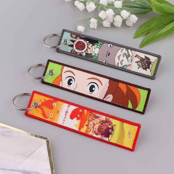 Anime Totoro Little Coal Ball Keychain - Cute Promotional Gift
