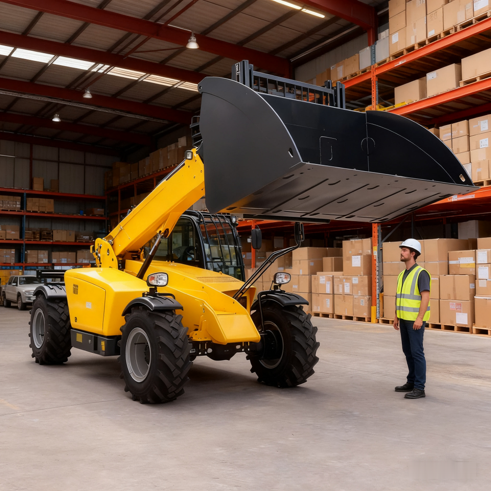 SITC 4Ton 7M Telescopic Handler All Terrain Farm Telescopic Forklift ...
