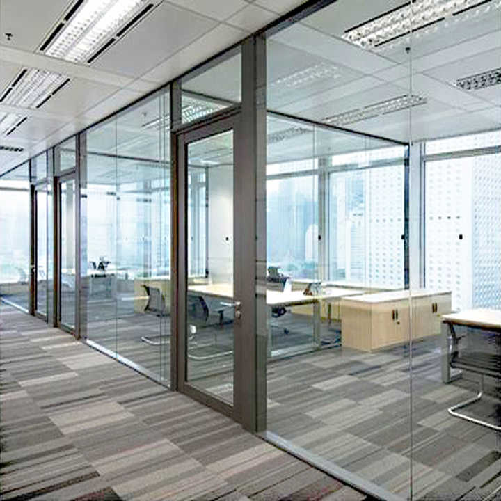 Modern High Quality Anodized Aluminum Frame Office Partition