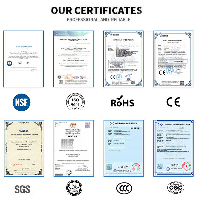 AICKSN Electric Reverse Osmosis 3-Stage Water Filter System for ...