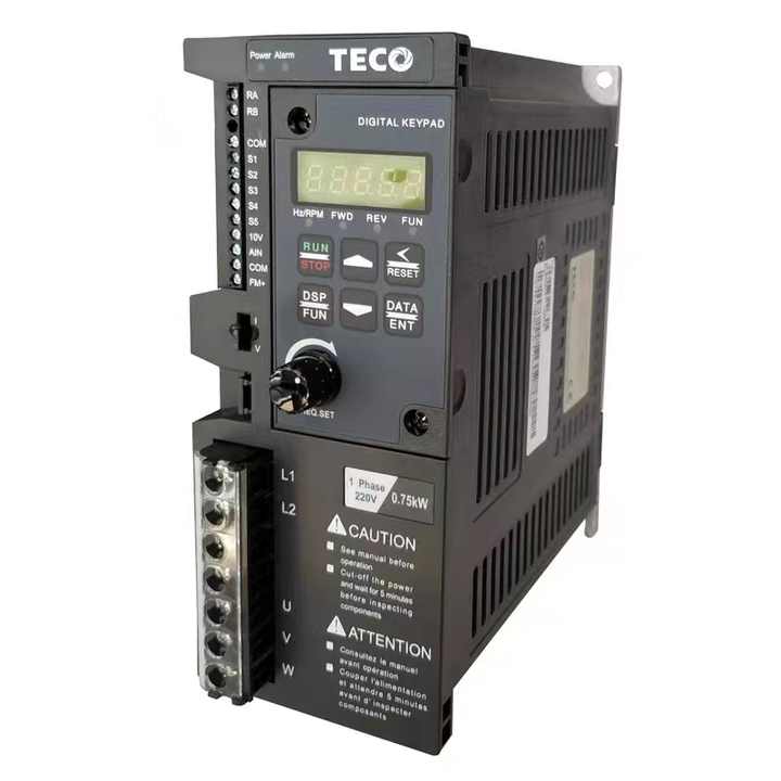 TECO Inverter S310-2P5-H1DC - 0.4KW Variable Frequency Drive