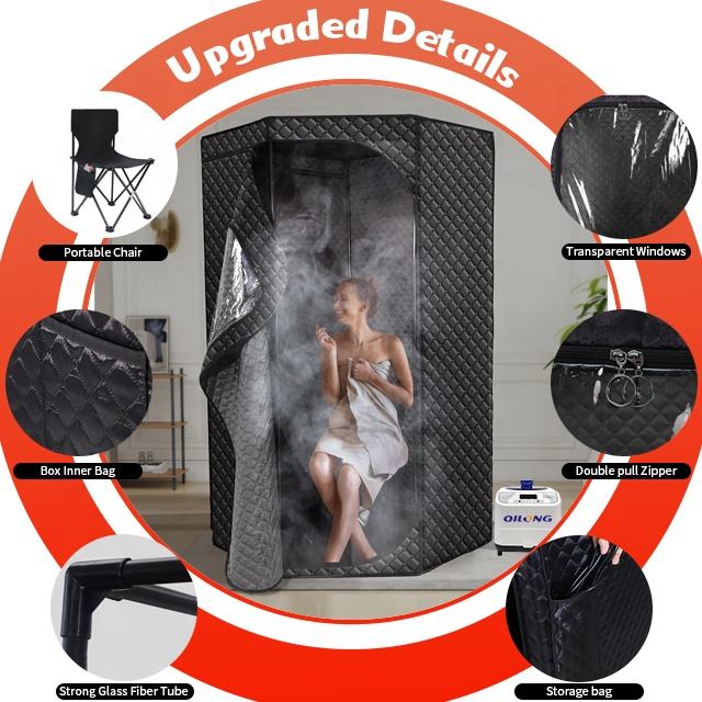 Qilong Recovery Sauna Tent Pro Modern Acrylic Portable Muscle ...