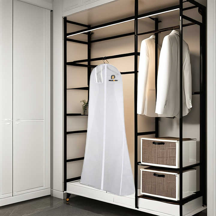 Custom Printed Wedding Dress Protection Cover Garment Bag