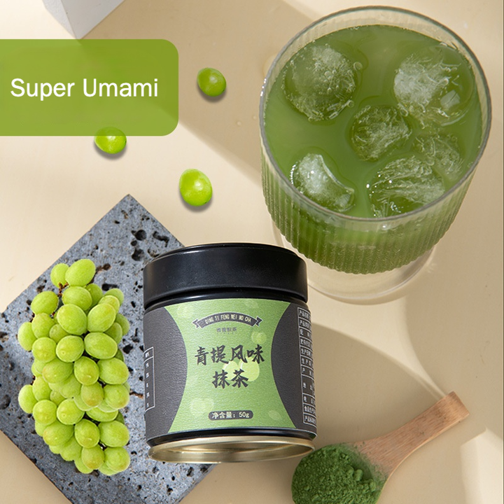 Ceremonial Matcha Powder Grape Flavor Instant Tea Powder Fruit Tea ...