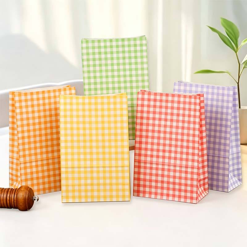 Eco-Friendly Recyclable Colored Kraft Paper Bags with Custom Logo and ...