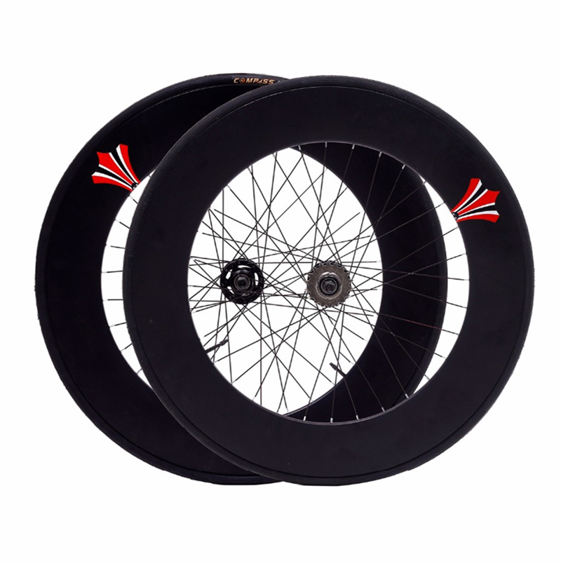 Fixed Gear 700C Bicycle Alloy Wheelset, 90mm/70mm Rims, Lightweight ...