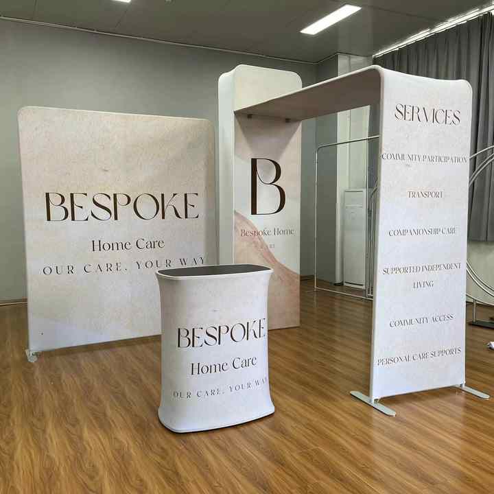 3x3 Portable Modular Trade Show Booth - Durable & Easy Assembly