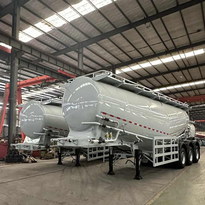 3-axle 70 Ton Powder Tanker Dry Bulk Cement Bulker Tank Semi Trailer for Sale| Alibaba.com