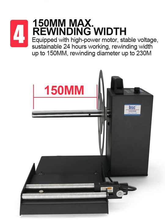 Label Rewinder with Counter Automatic Label Counter Rewind Unwind ...