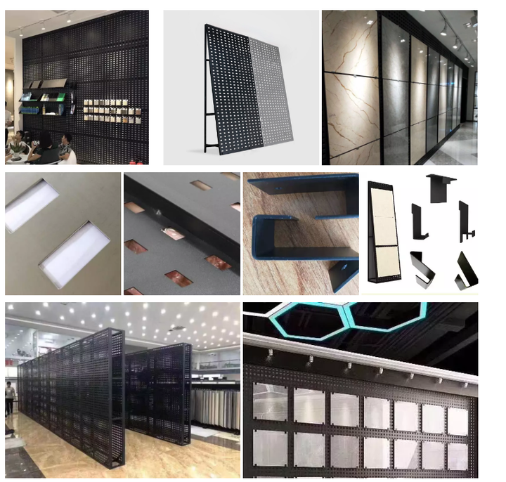 Metal Ceramic Tile Display Racks - Customize for Showroom