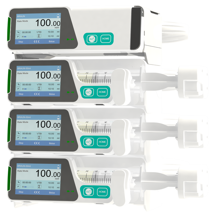 Medical Electronic Automatic Infusion Pump Fluid Volumetric Syringe ...