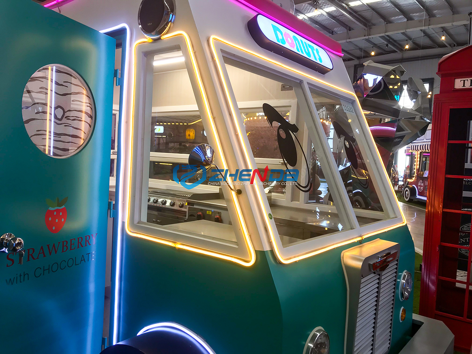 Mini Food Car Truck Shop with mobile kitchen food trailer vending ...