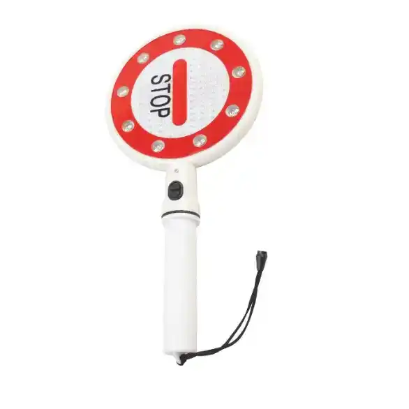 High brightness road safety warning hand held led light battery ...
