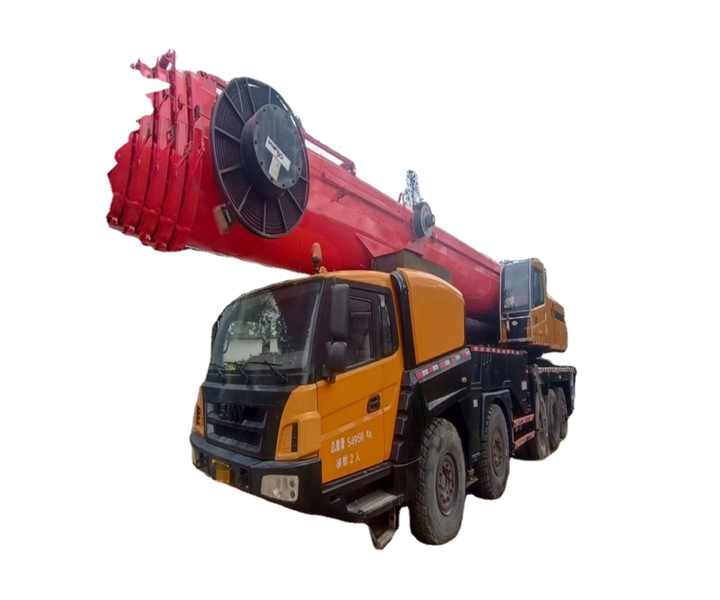SANY Used Stc1600s 160t TRUCK CRANE Year 2014 STC1600T8 STC1000T7 ...