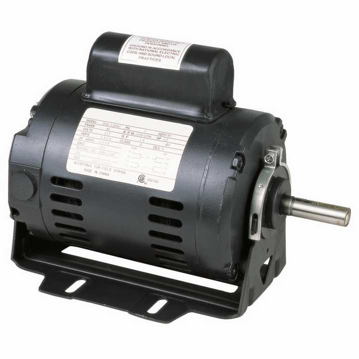 184T Frame General NEMA Motor Rolled Steel 3500 RPM 208-230V 5HP ODP ...
