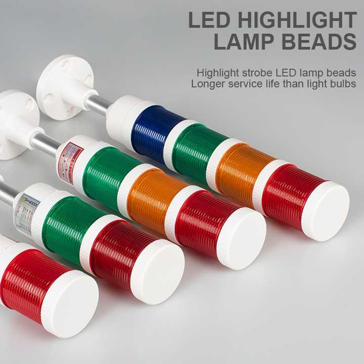 Tower Light Led Signal Multicolor Beacon Machine Multi-Functional Stack ...