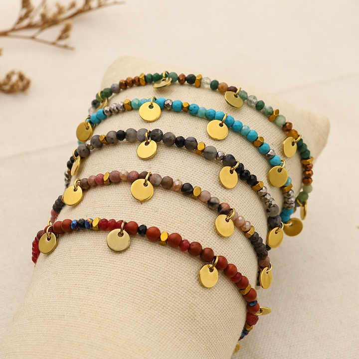 Trendy Handmade 18K Gold Plated Stainless Steel Bracelet Exquisite ...