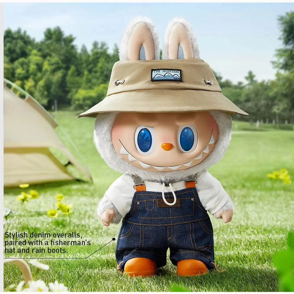 100% Authentic Popmart Official Original Labubu Doll with Clothes ...
