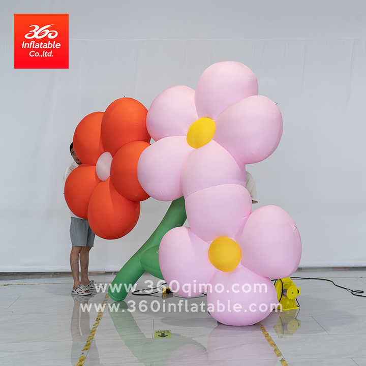 360 Inflatable Custom Design Flower Model Advertising Inflatable Giant ...