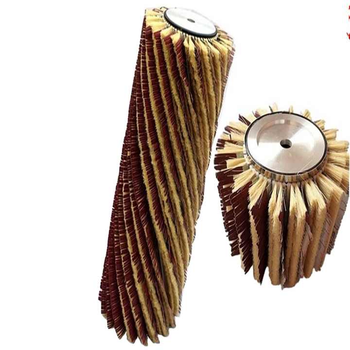 Sisal Brush Roller for Sanding Machines - 2" Diameter Industrial Brush ...
