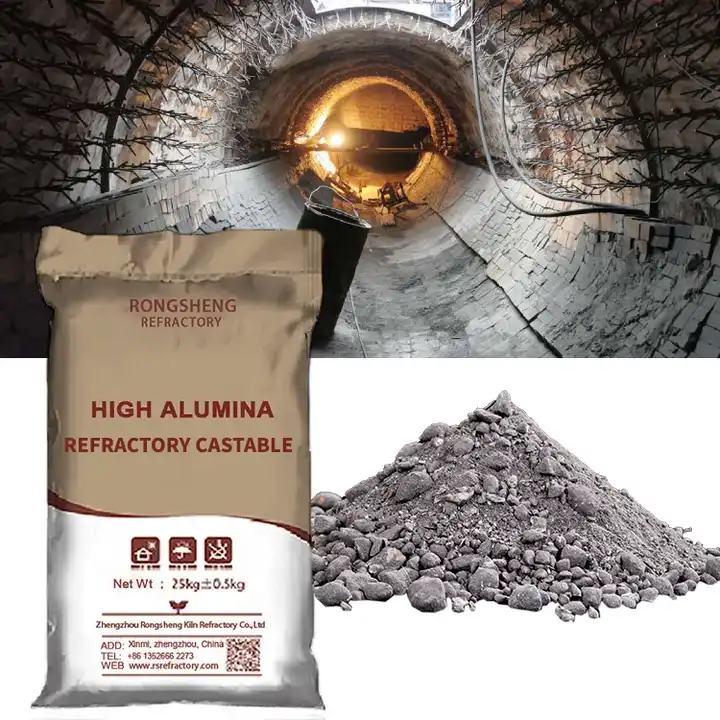 High Erosion Resistance 60% Al2o3 Low Cement Castable High Alumina ...