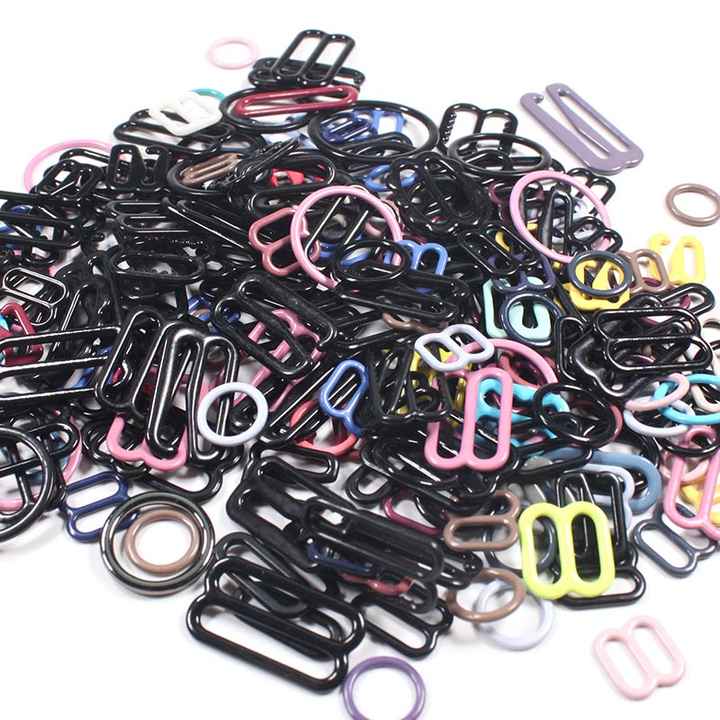 Good Quality Nylon Coated Buckle Plastic Bra Adjuster 10mm 12mm Metal ...