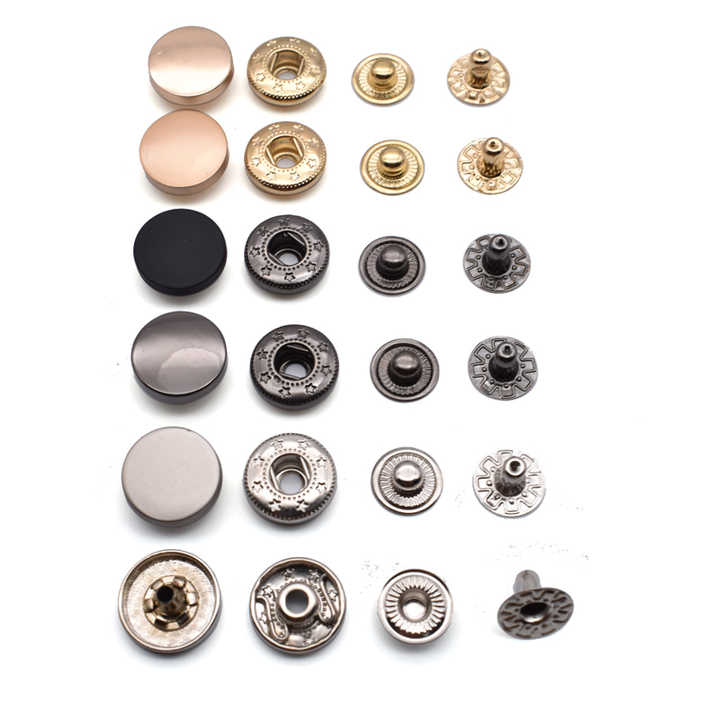Custom Button for Jacket Jean - 30mm Matte Silver Black