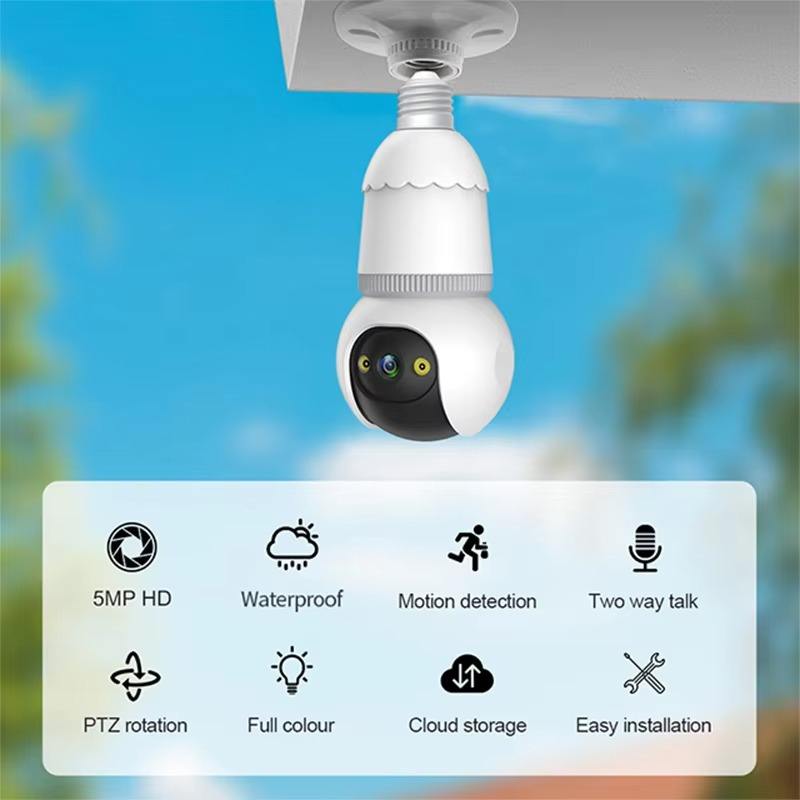 Tuya 4X Zoom 5MP Ultra HD CMOS Sensor Security Camera with Two Way ...