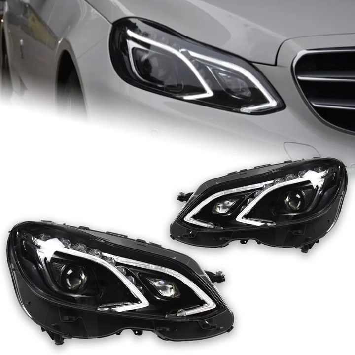 W212 Upgrade Headlights LED for Benz 2009-2016 E200 E260 E300 E-CLASS Head Lamp DRL Signal ...