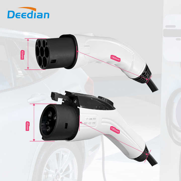 New Deedian 7KW 32A Dual-Gun Electric Car Charging Cable Adapters Type ...