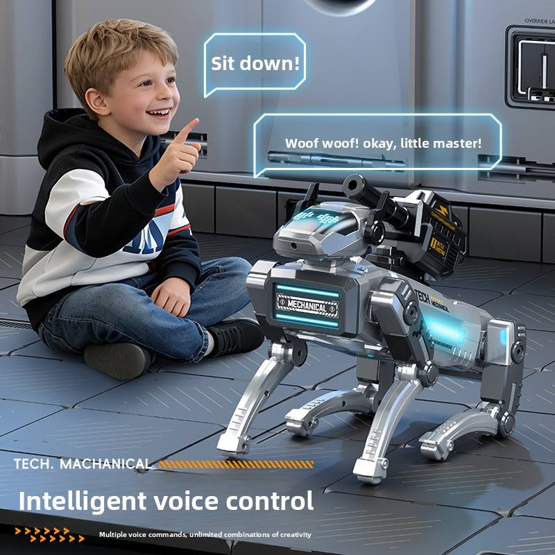 New AI Intelligent Robot Dog with Voice Interaction & Colorful Lighting ...