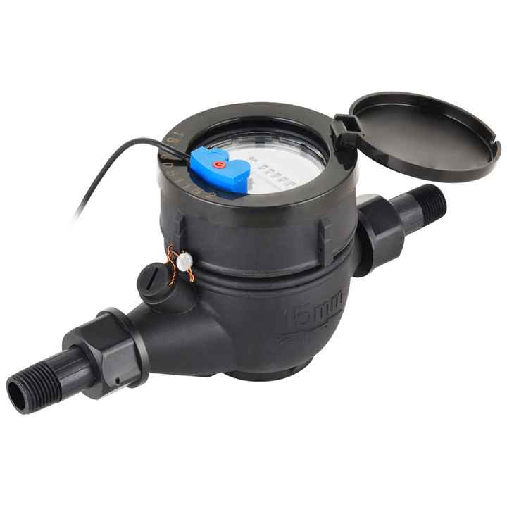 Multi Jet Plastic Water Meter with Pulse Output - LXSGY-15S-50S