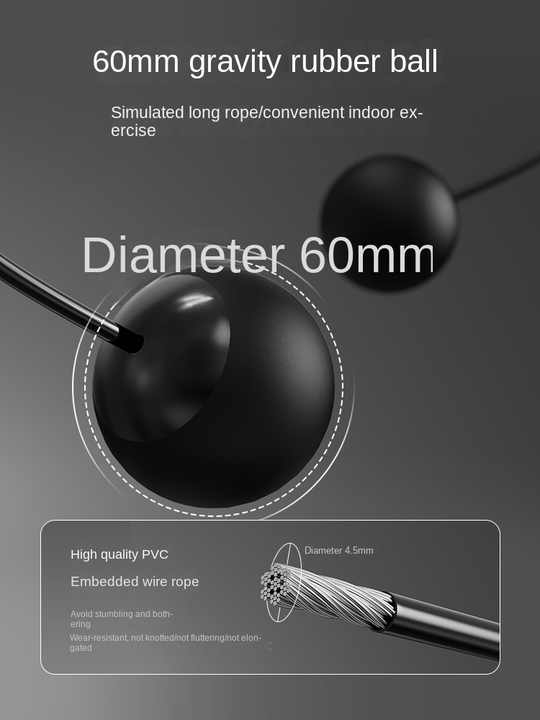 Ropeless Jump Rope with Counter, Adjustable Weighted Cordless Jump Rope ...