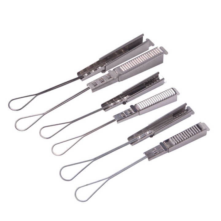 High Quality FTTH Drop Cable Hook Tension Clamp with Plastic ...