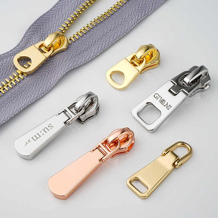 Custom Logo Metal Zip Pullers for Handbags - Fashionable & Durable