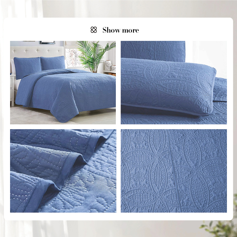 Comfort and Style: Premium polyester filled quilt for Ultimate Relaxation