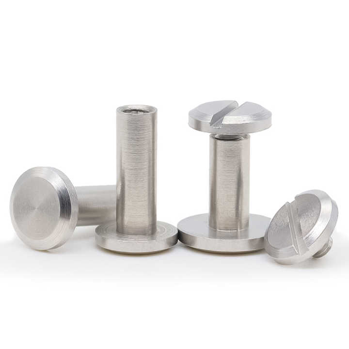 M3 Stainless Steel Slotted Flat Head Rivet Screws - Diameter 8mm and ...