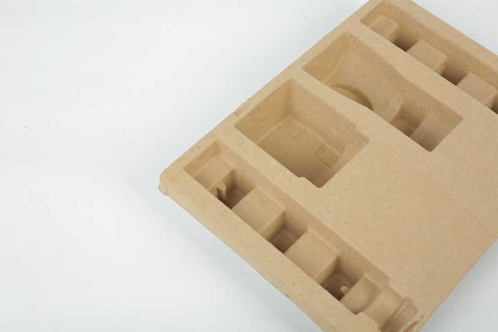 Biodegradable Dry Press Brown Fiber Mould Wine Glass Bottle Paper Pulp ...