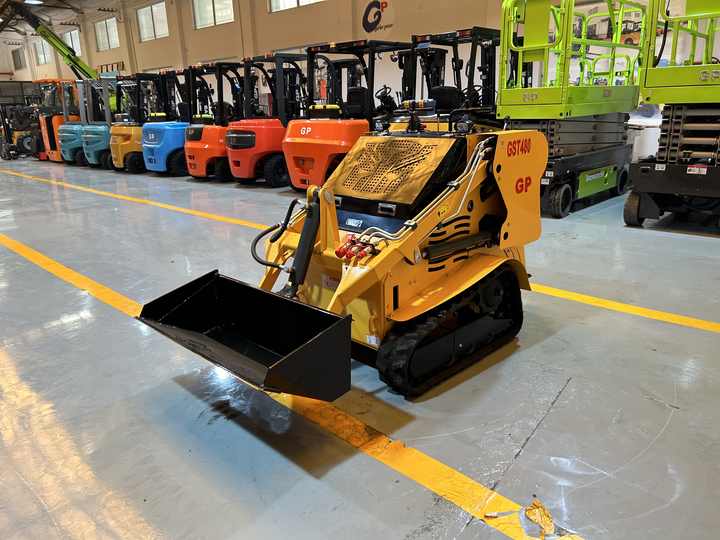 Mini track skid steer loader --max load 400kg,0.12m3 bucket, Rato R740 ...