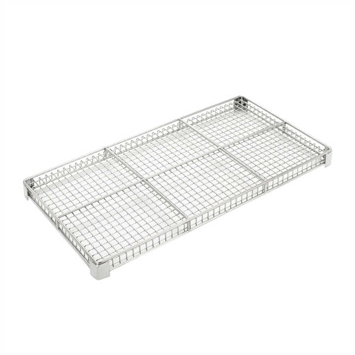 Custom-Made 304/316 Food Grade Stainless Steel Wire Mesh Tray with ...