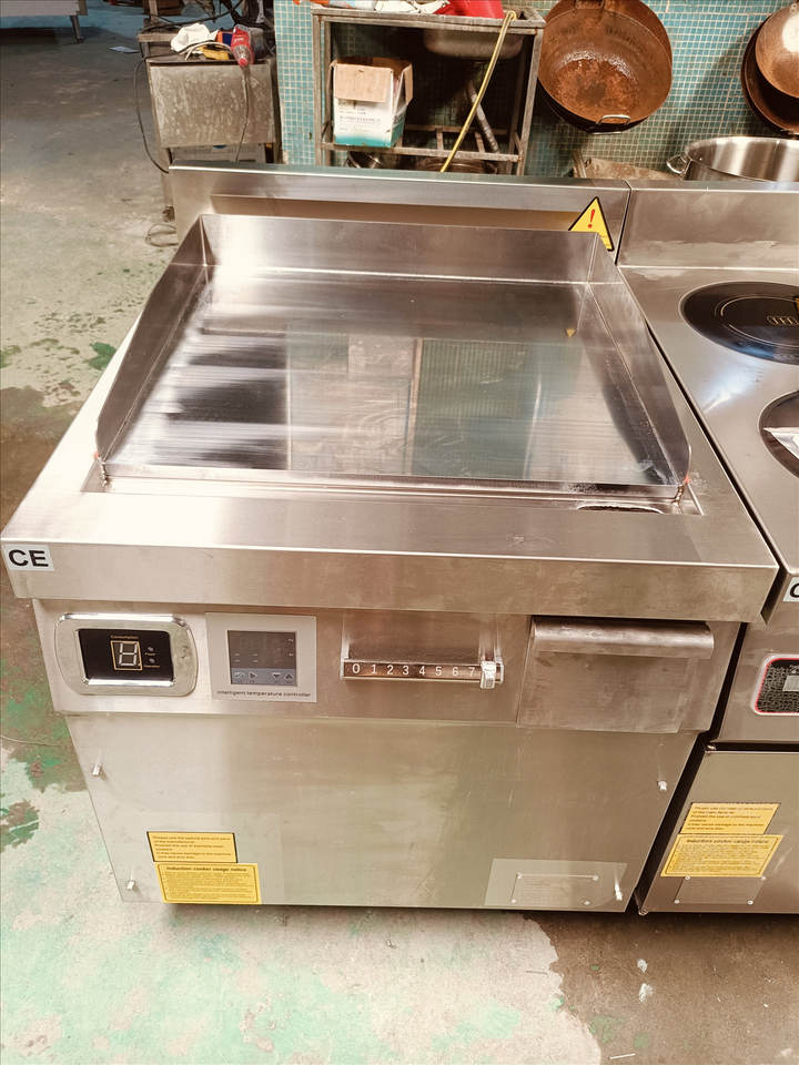 12kw Freestanding Induction Teppanyaki Grill with Digital Temperature ...