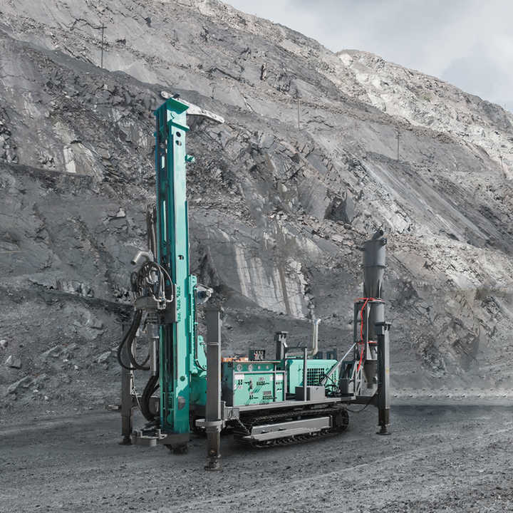 New 500m RC Diesel Rotary Mine Water Well Rig with Pump and Motor Truck ...