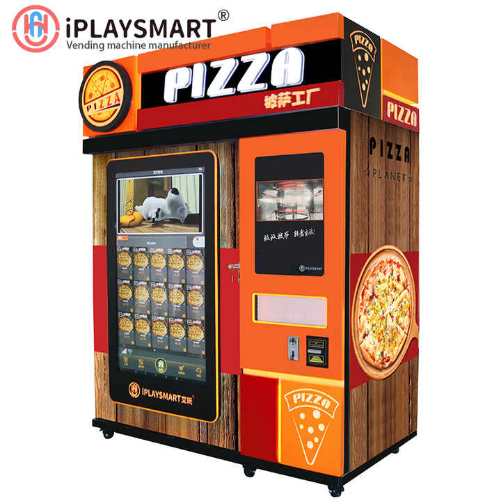 Automatic Hot Food Vending Machine with Fresh Food & Pizza Options, OEM