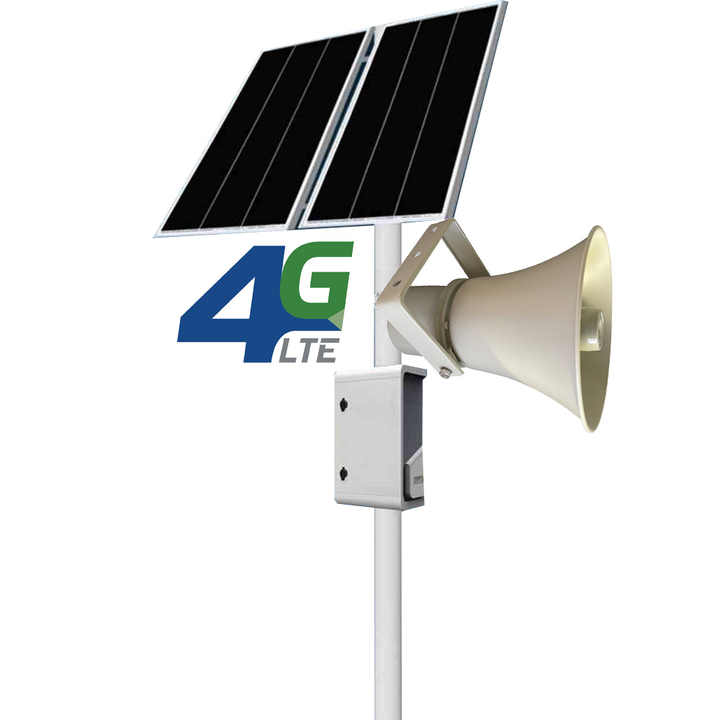 Outdoor PA System with 4G Wireless Network - 30W Horn Speaker