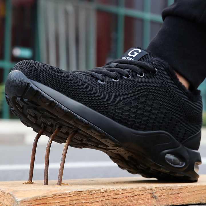 GUYISA Steel Toe Security Sneakers - Puncture Proof Shoes