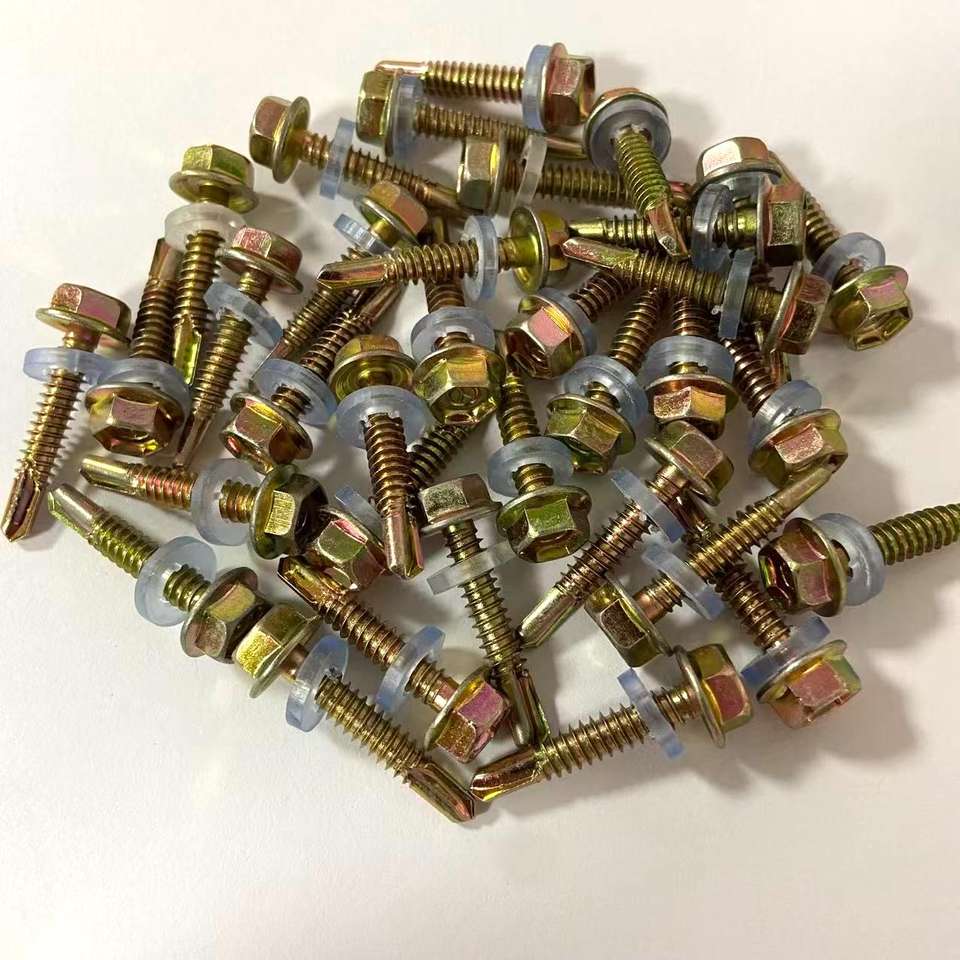 SDS Tex Screw Hex Head Screw Self Drillinng Screw Hardware Yellow Zinc ...