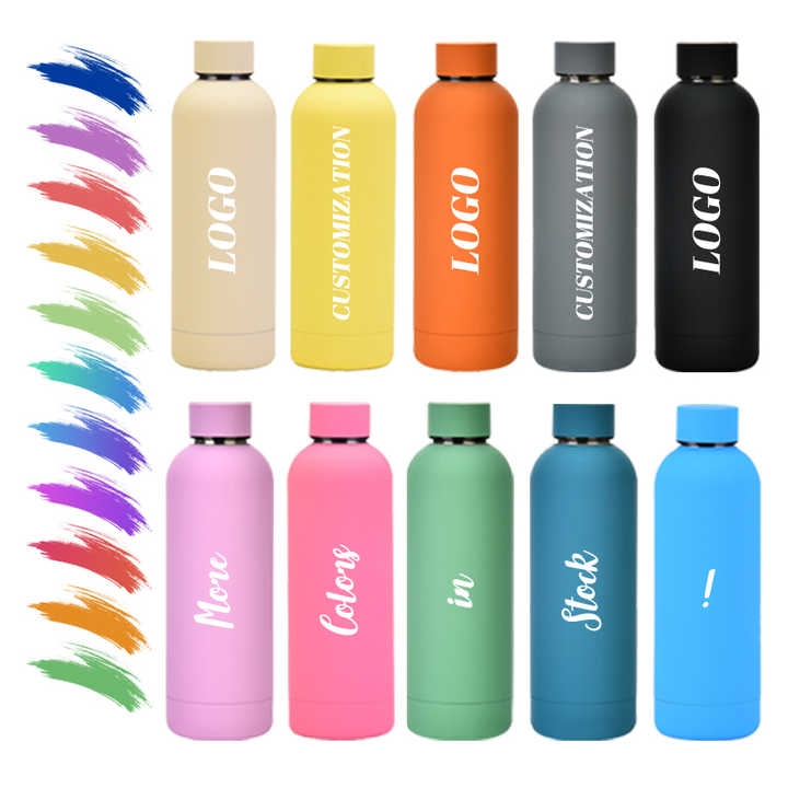 Factory Custom logo Low Moq Double Wall Stainless Steel Cup Insulated Drink Bottle Gym Water ...