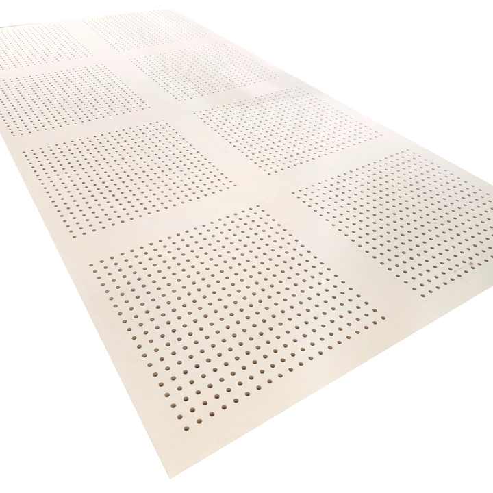 Placa de yeso perforada, placa de yeso acústica, panel de techo, placa ...